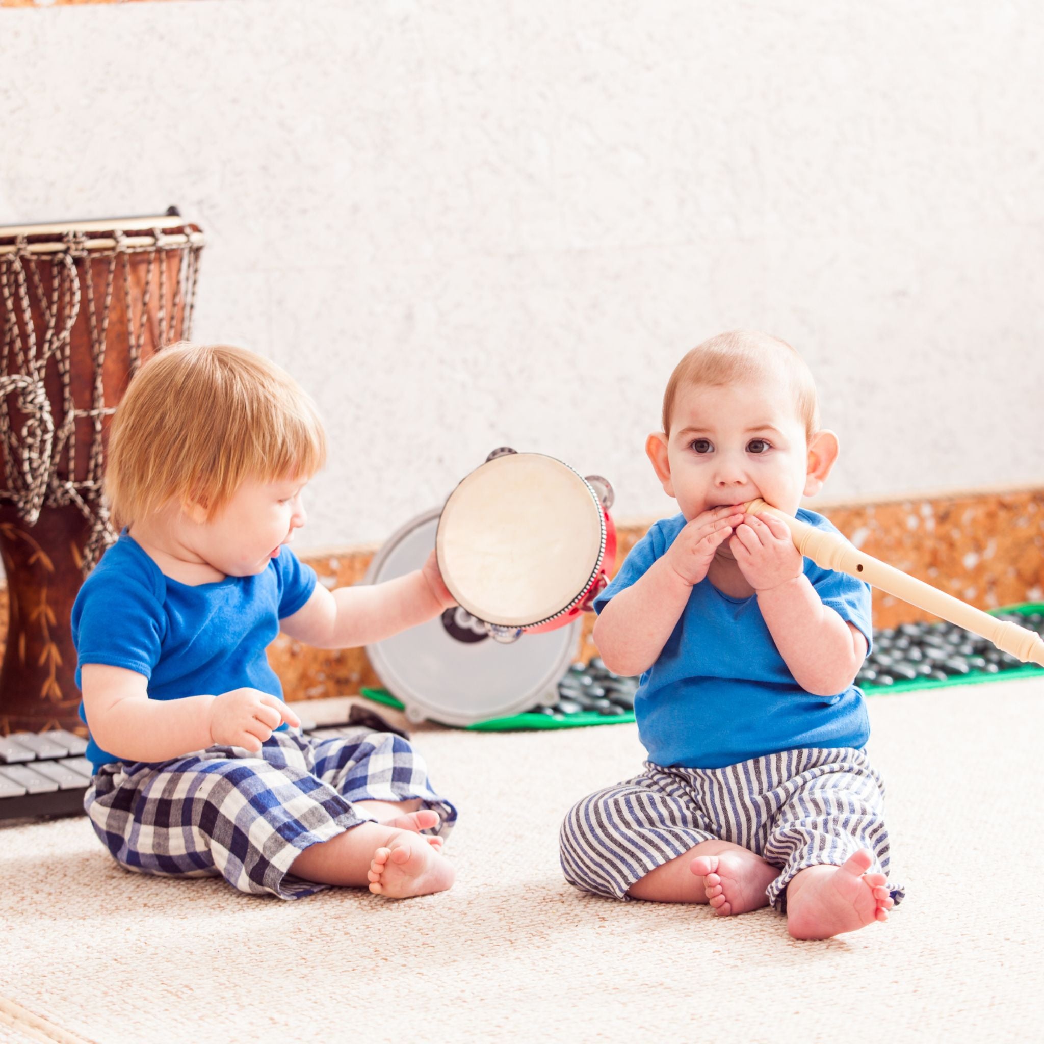 Music time - playing with musical instruments